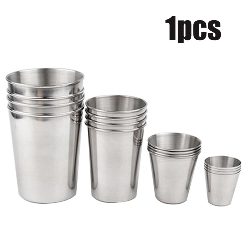 JINGT Stainless Steel 180ml Beer Cola Milkshake Cup for Bar Coffee Shop ...