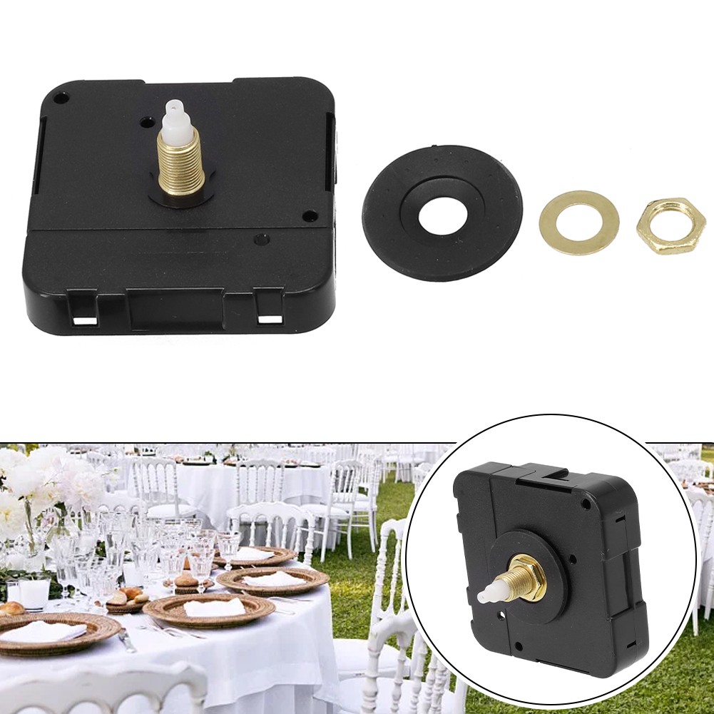 Diy Quartz Clock Movement Movemen Mechanism Spindle 8-31Mm Repair Kit ...