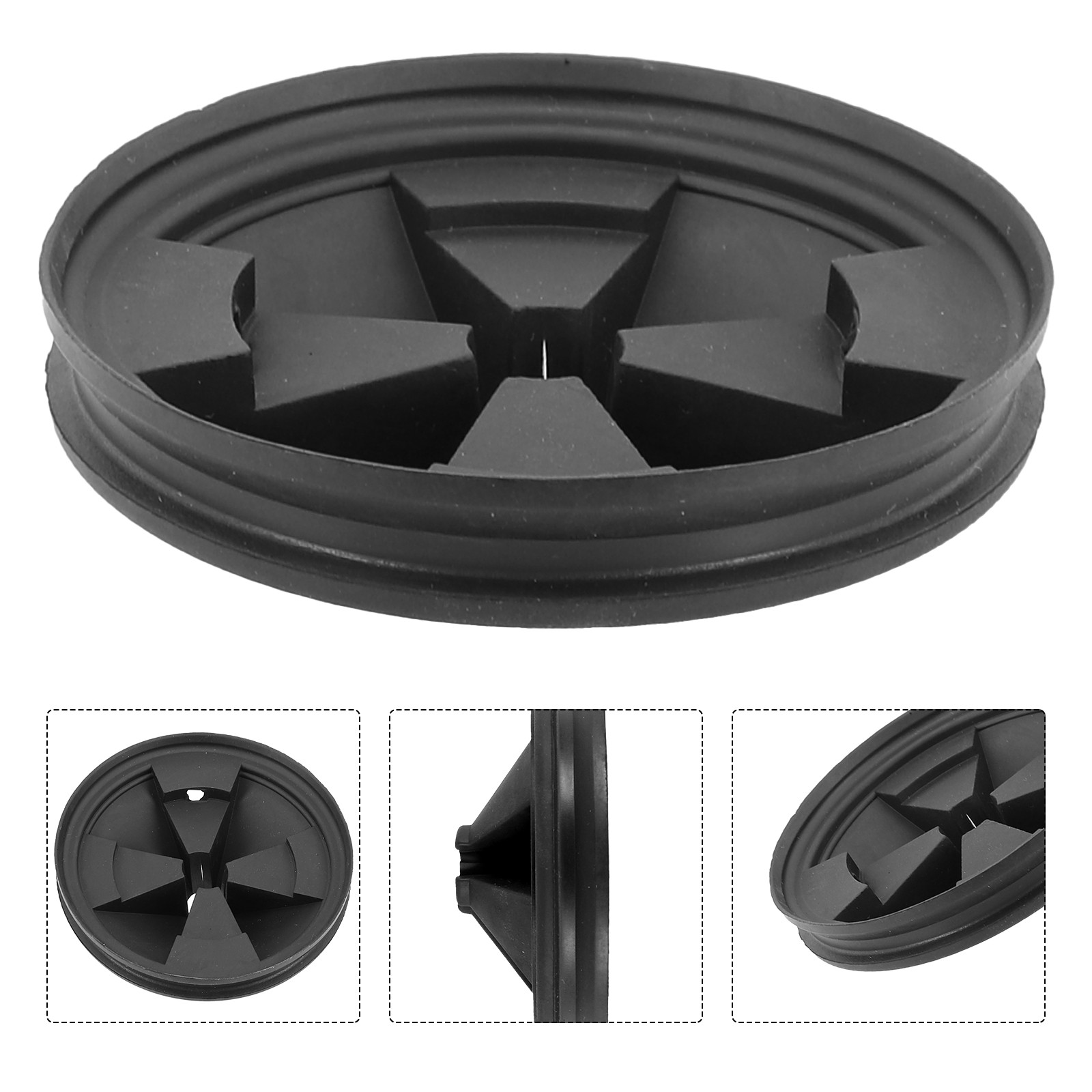 AFQH Disposal Splash Guard Garbage Stopper For InSinkErator Black ...