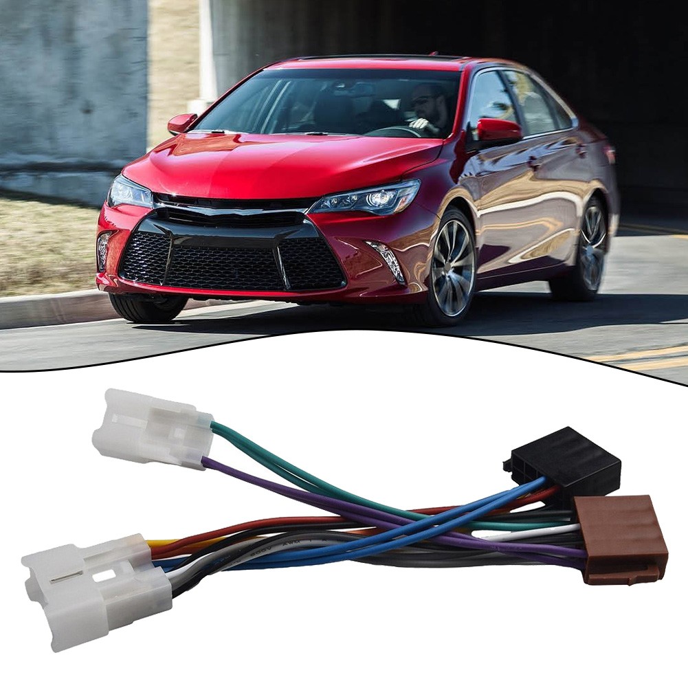 CAIJIEXI Car Iso Radio Stereo Wiring Harness Cable Adapter Connector ...