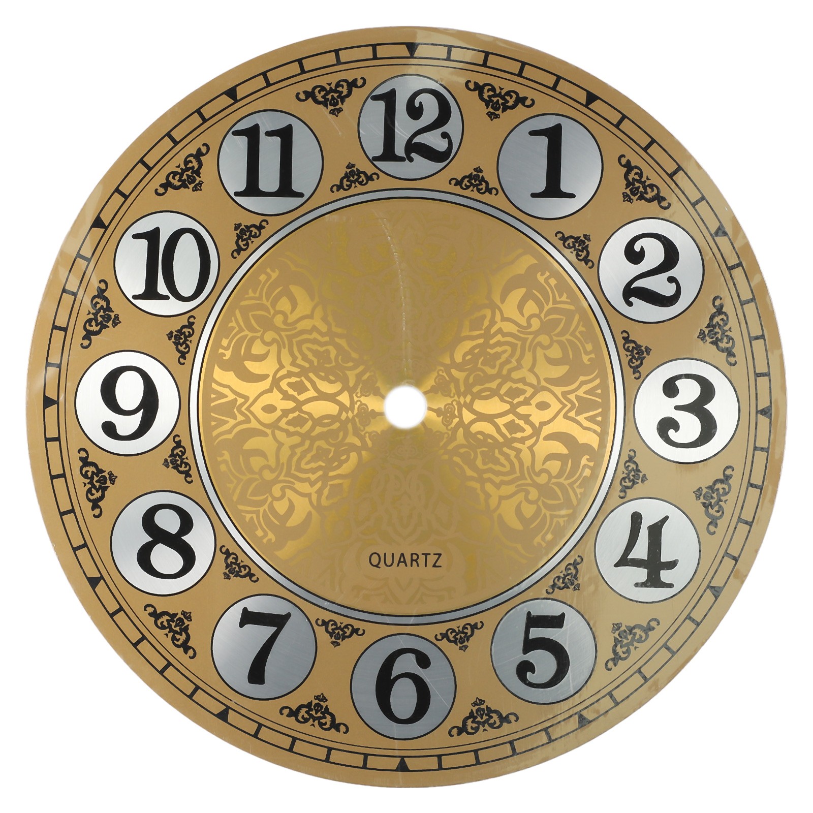 7 In Diameters 180Mm Vintage Aluminium Metal Wall Clock Dial Face ...