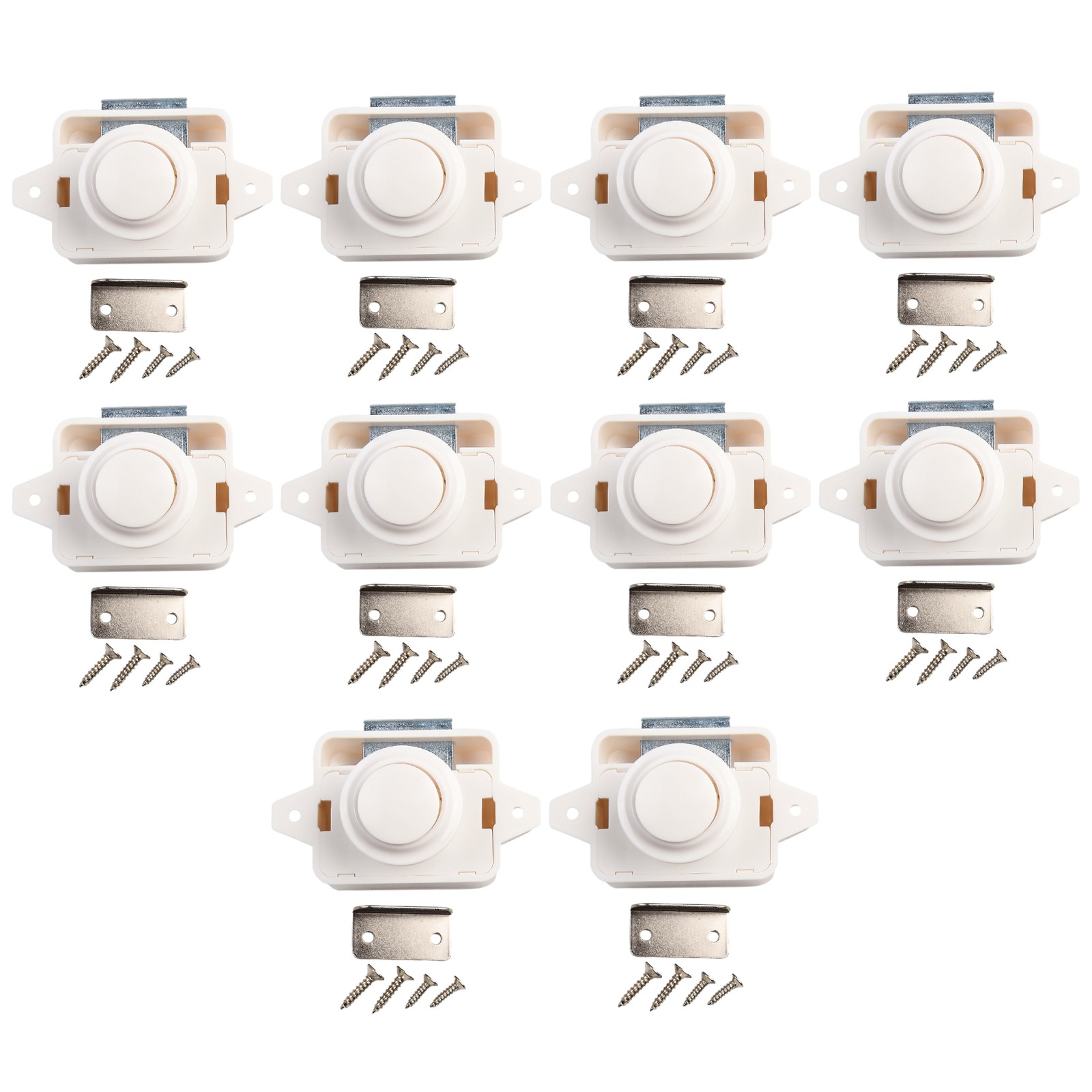 Universal Compatibility Push Button Lock for Various Cabinets and ...