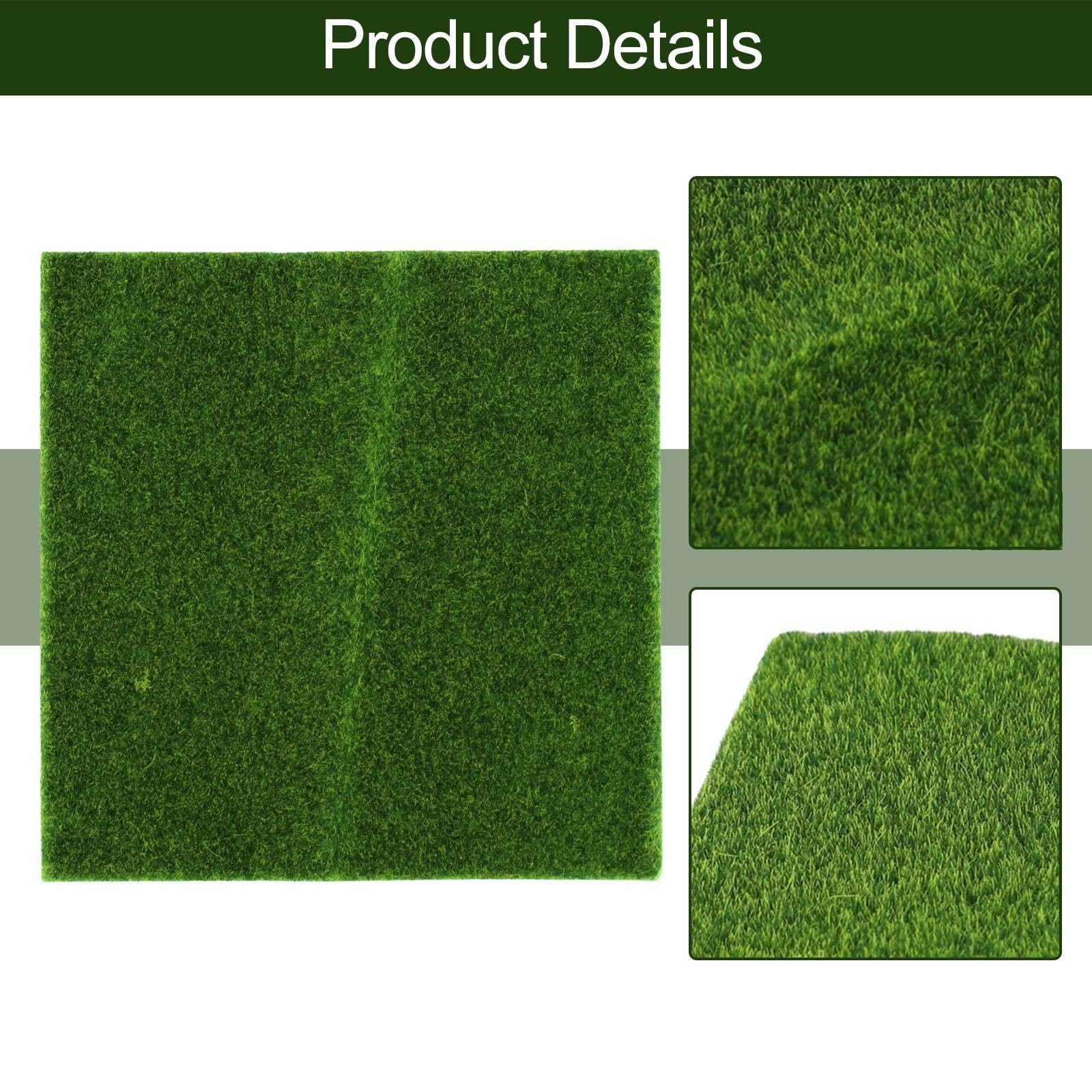 Artificial Grassland Simulation Moss Lawn Fake Green Grass Mat Carpet ...