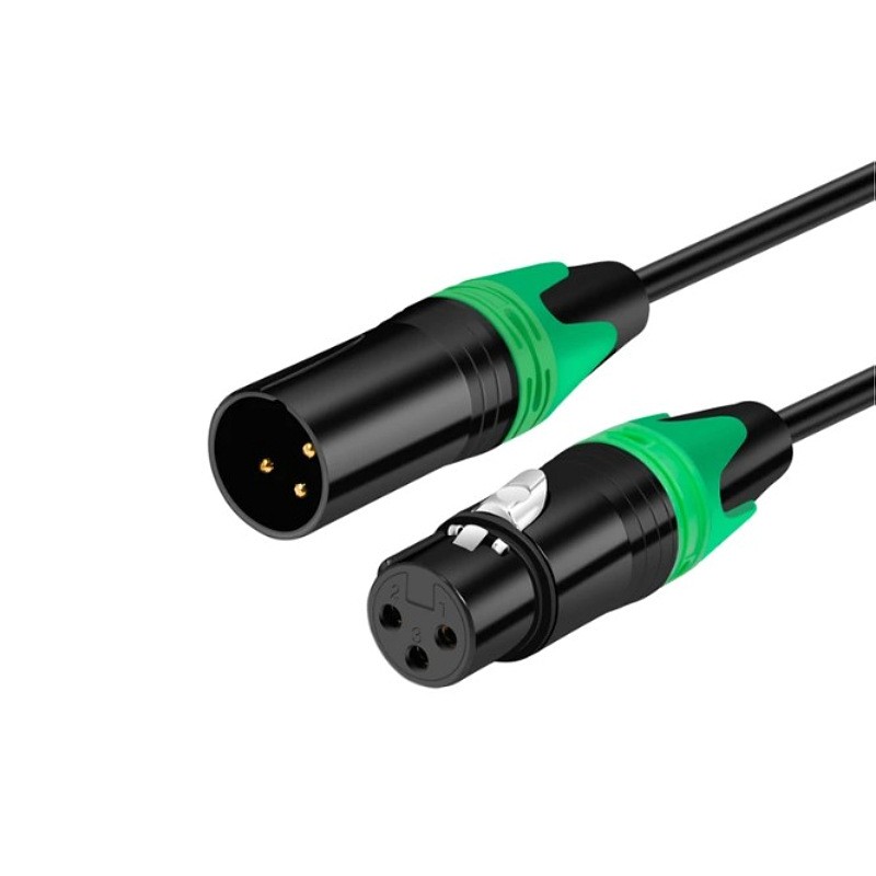 Premium XLR macho a hembra cable para profesionales Grabación y eventos ...