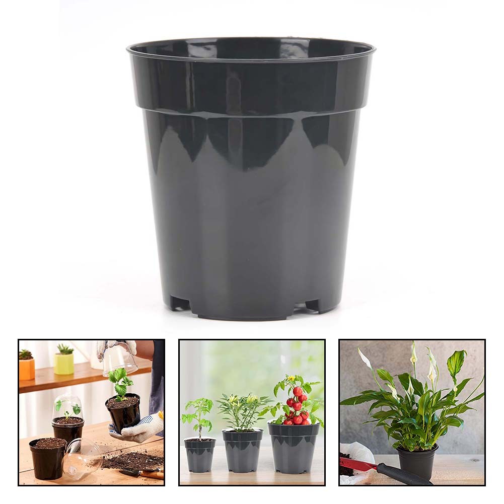 CPAN Plant Nursery Pots Plastic Gardening Pot Planting Containers Cups ...