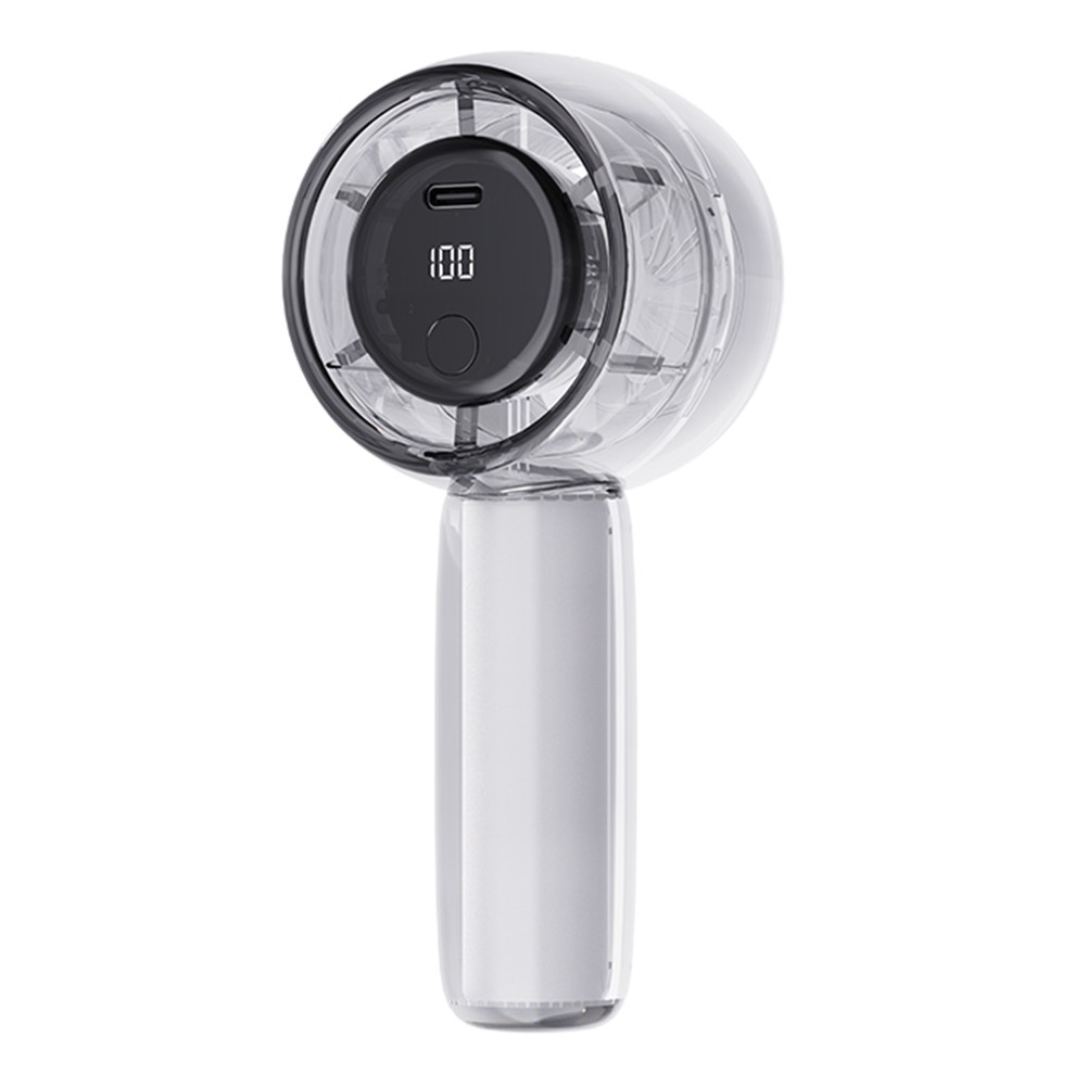 USB Rechargeable Handheld Turbo Fan with 100 Adjustable Speeds and ...