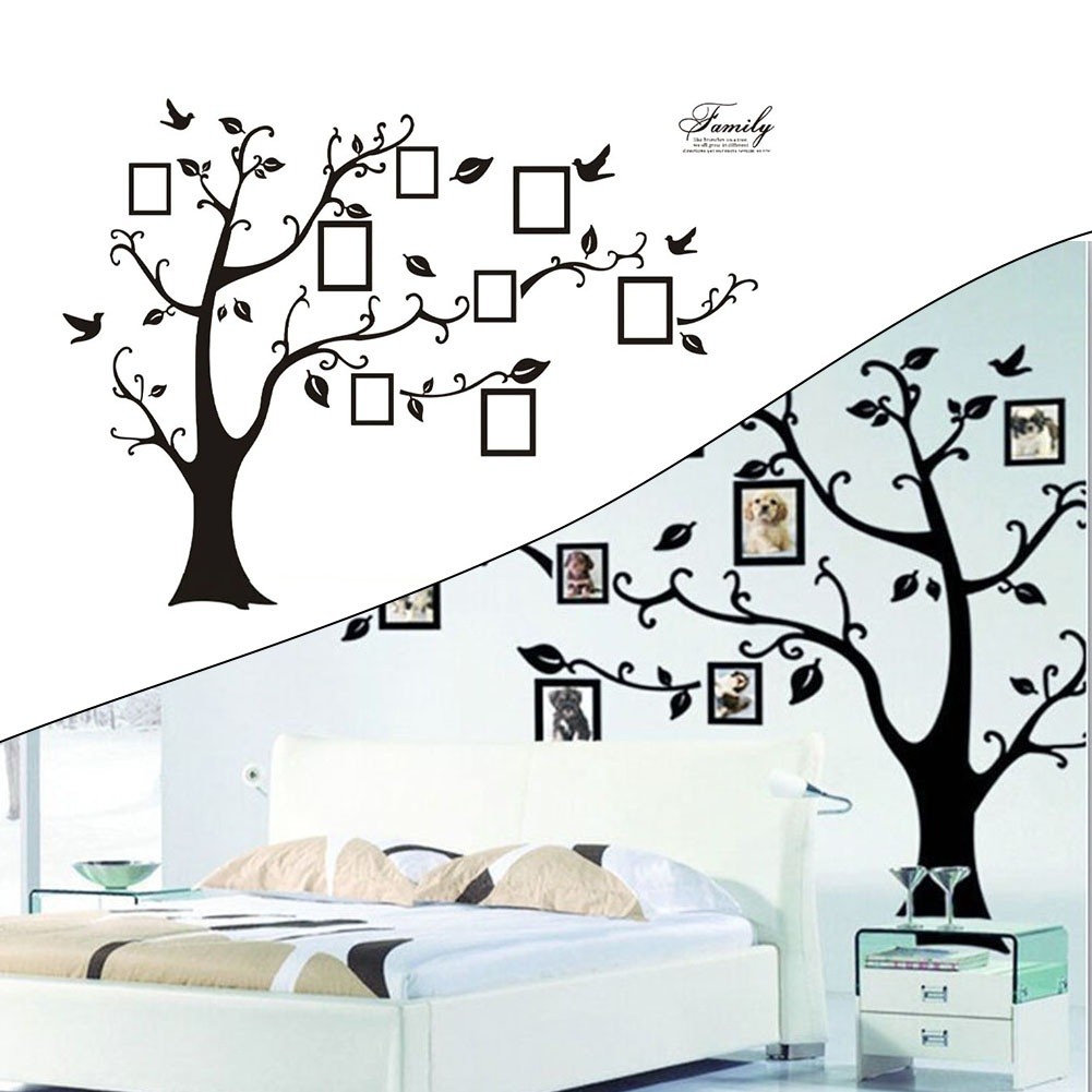 Family Tree Frame Collage Photo Wall-Mounted Memory Tree Pictures Home ...
